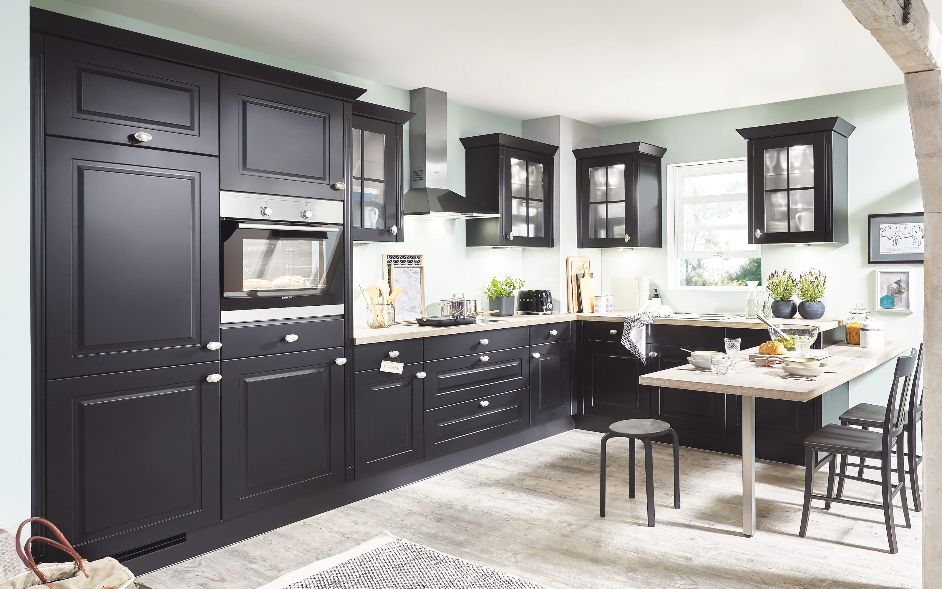 Einbauküche Sylda, schwarz, inkl. Neff Elektrogeräte online bei Hardeck ...