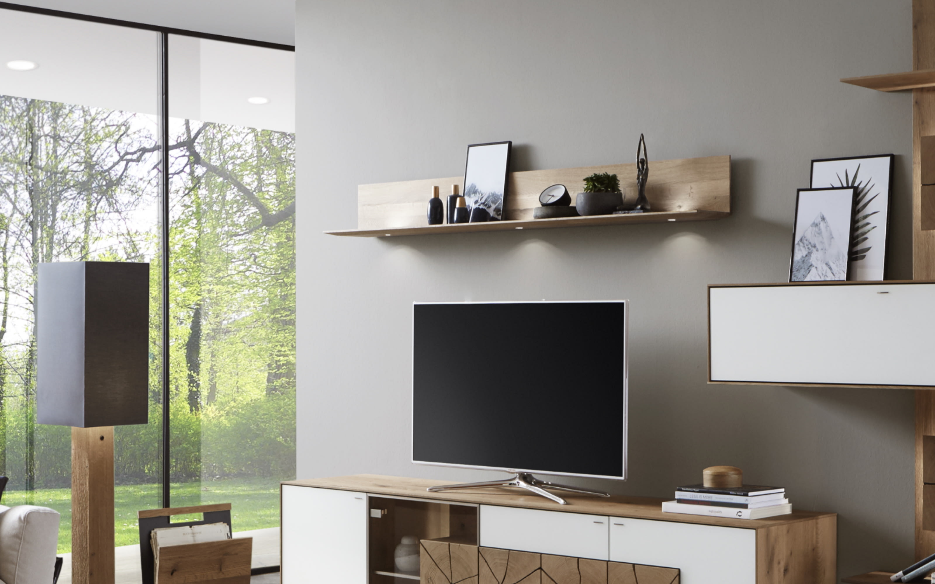 Wandpaneel Caya, Kerneiche Umato gebürstet massiv online bei Hardeck kaufen