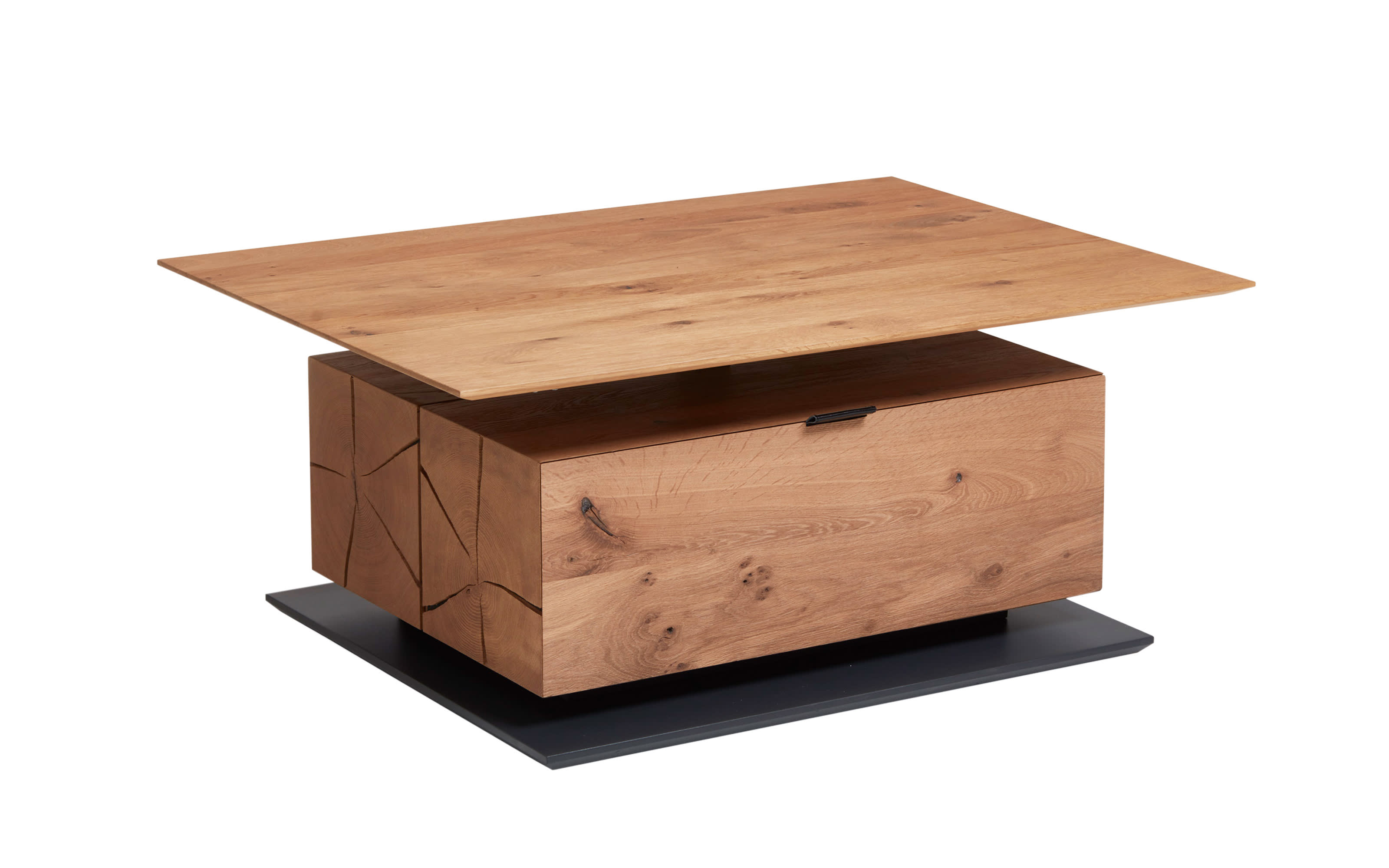Couchtisch Caya, Kerneiche Umato massiv online bei Hardeck kaufen