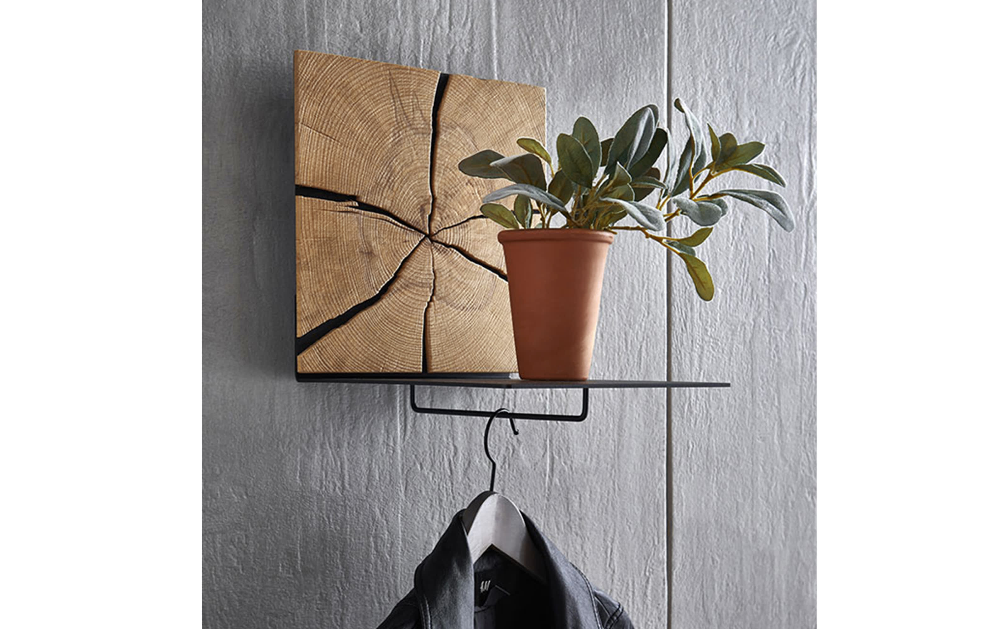 Wandgarderobe Velko, Kerneiche Umato online bei Hardeck kaufen