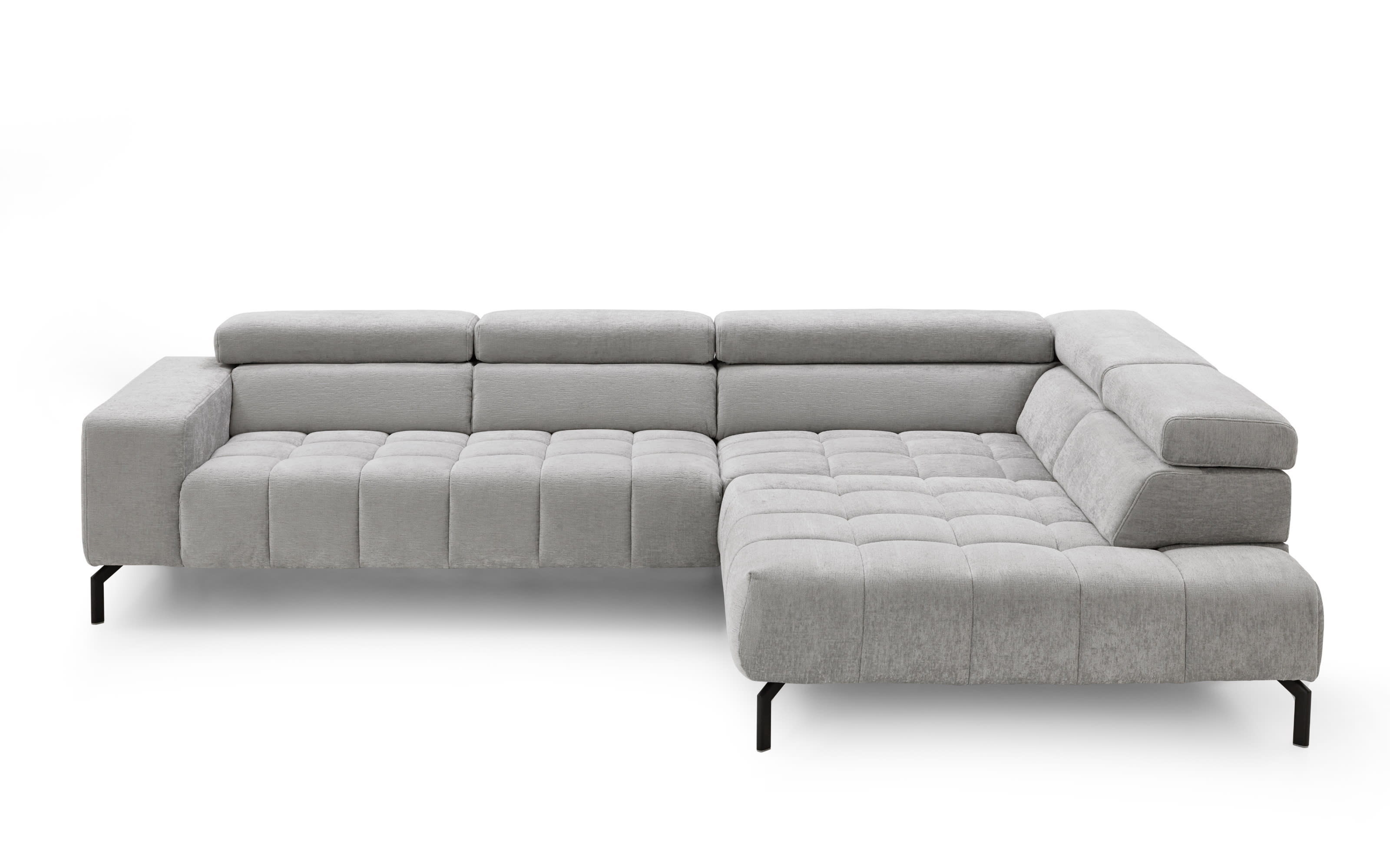 Wohnlandschaft MP-IN23009, silber, inkl. Kopfteilverstellungen online bei Hardeck kaufen