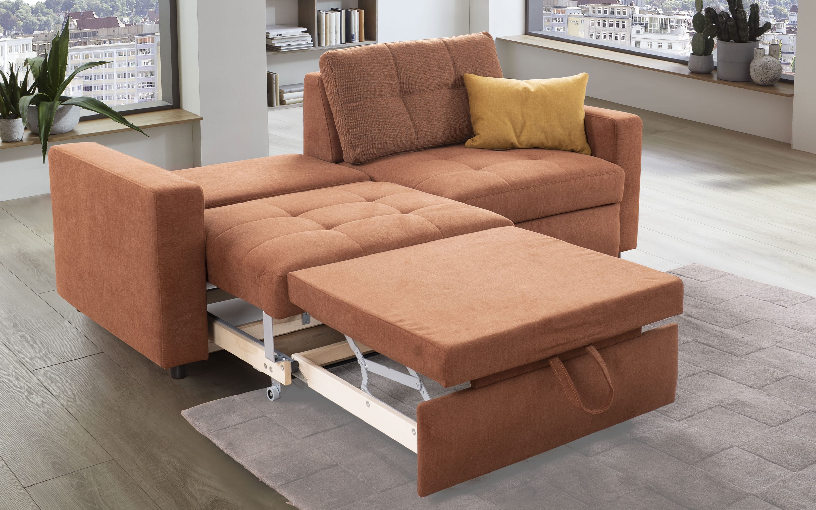 Schlafsofa Systemo 2072, kupfer, Liegefläche ca. 180 x 200 cm online ...