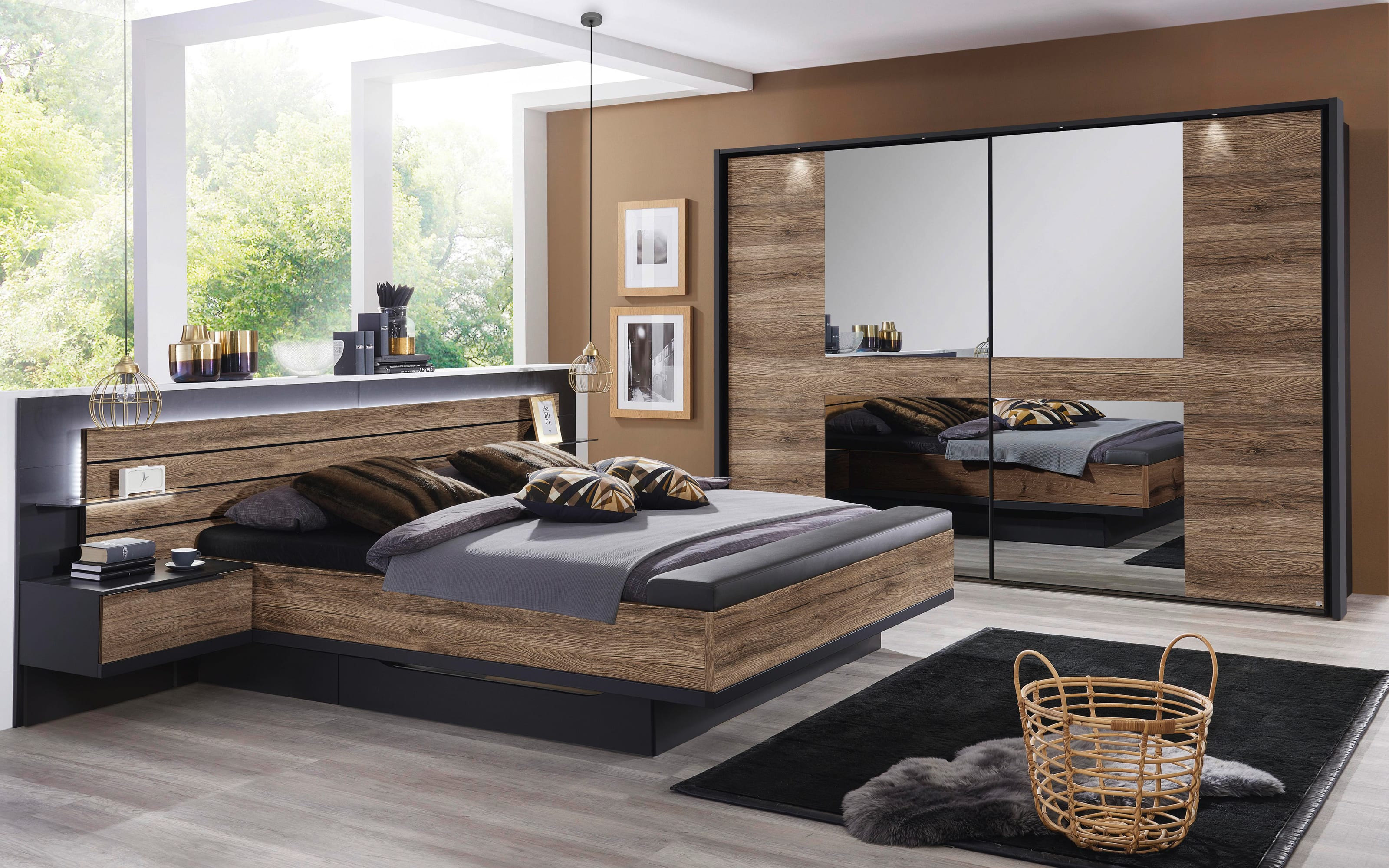 Schlafzimmer Komplett Schwarz