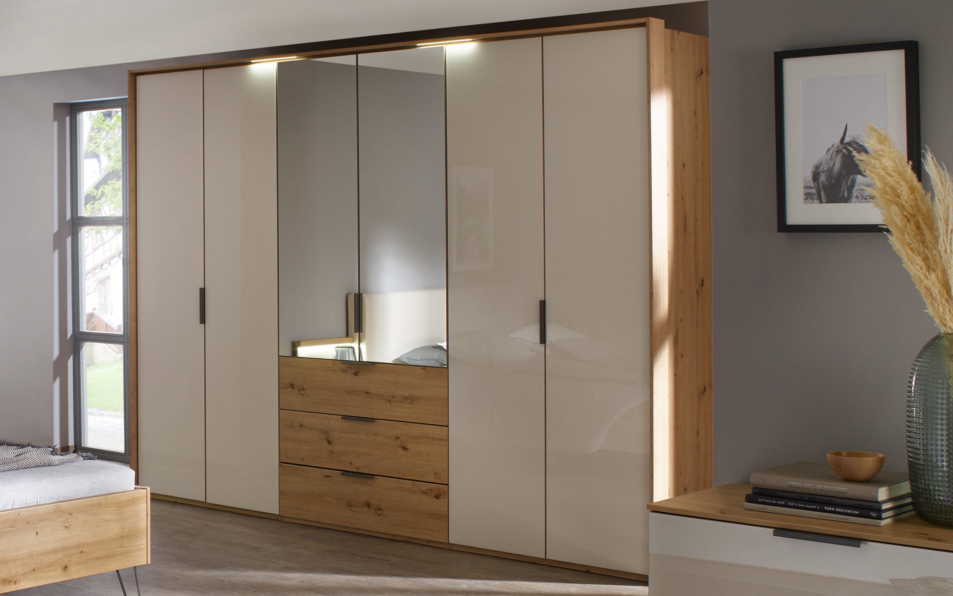 Elegantes Hardeck Schlafzimmer Schrank Ebenbild