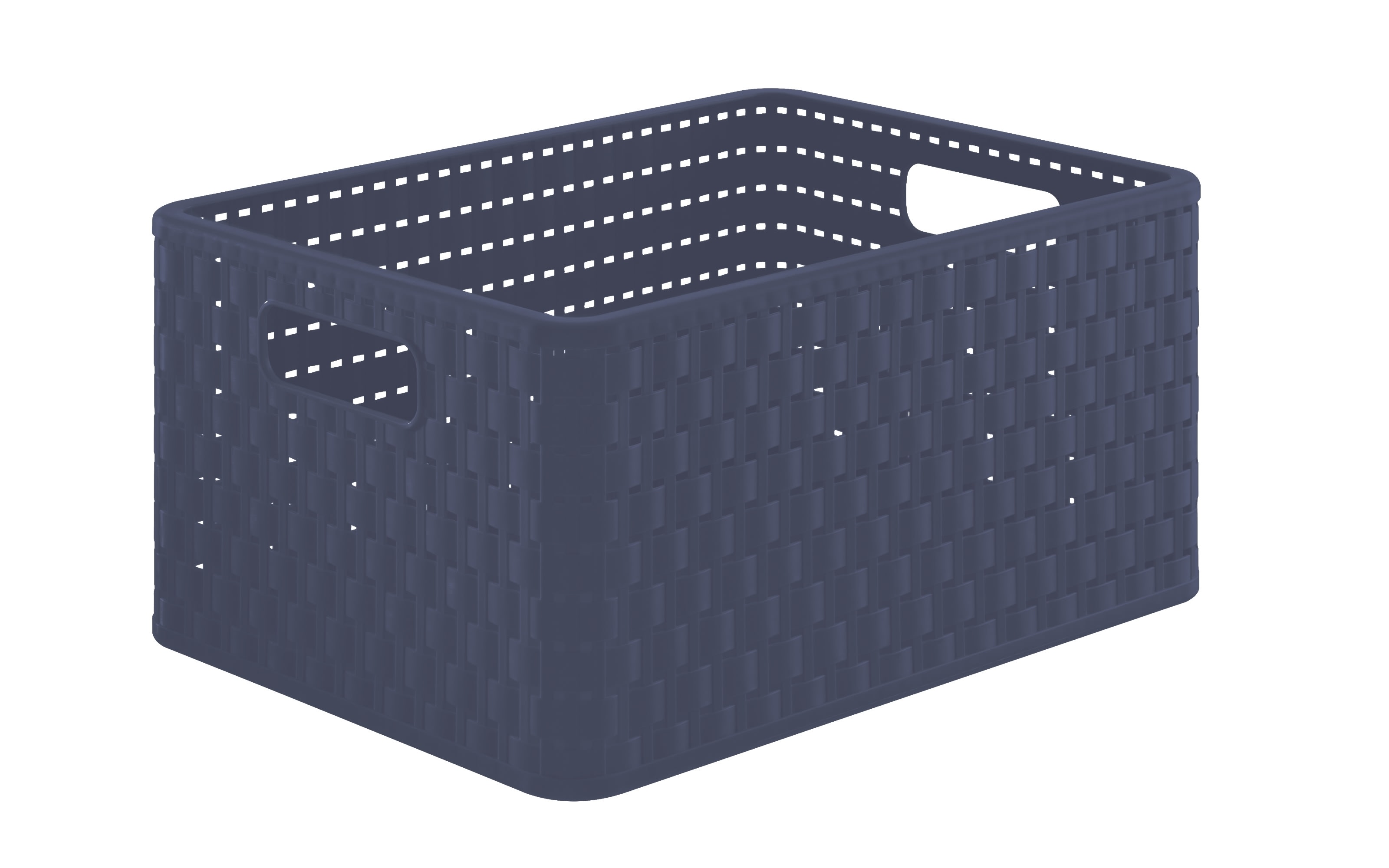 Korb Country in iris dunkelblau gedeckt, 18 l online bei Hardeck kaufen