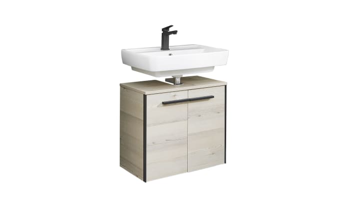 Waschtischunterschrank Alomi, Polar Pinie Nachbildung, Absetzung in ...